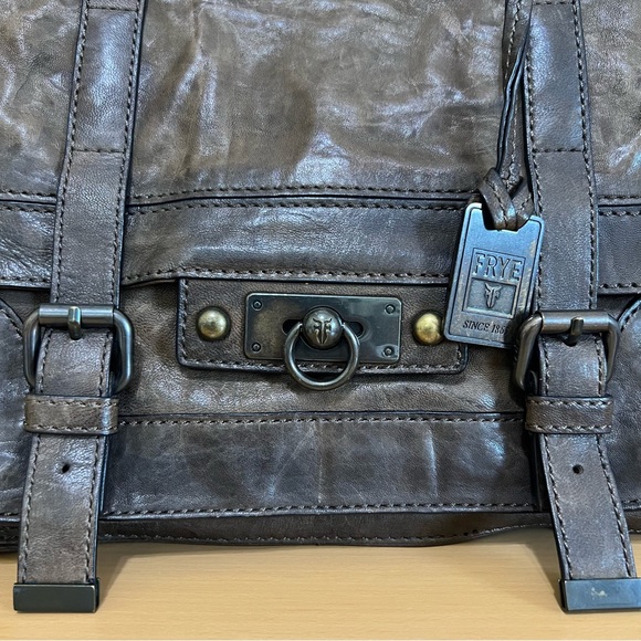 Frye | Bags | Frye Cameron Leather Satchel Messenger Bag | Poshmark